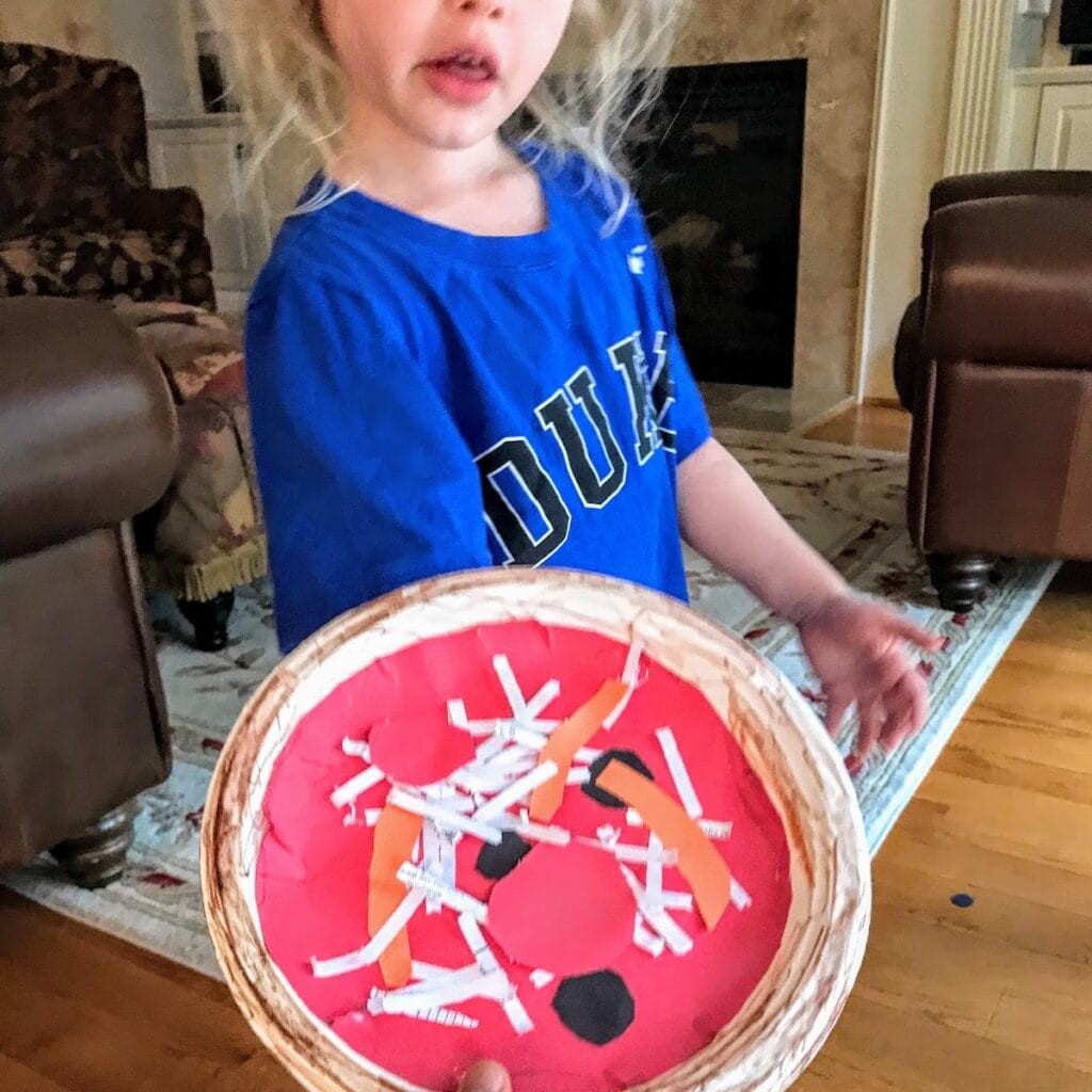 Paper Plate Pizza Craft - Platein28