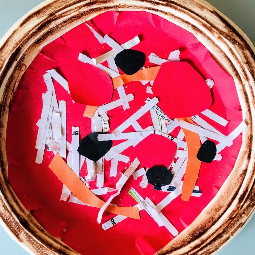 Paper Plate Pizza Craft - Platein28