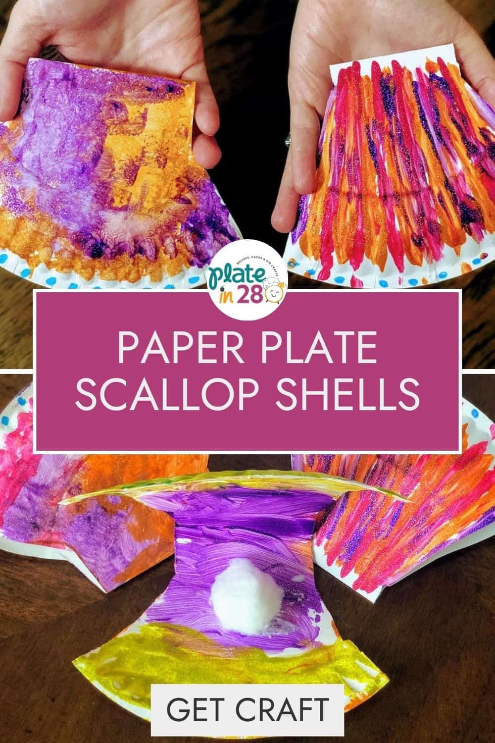 The Sweetest Paper Plate Seashell Craft for Kids (Easy Beach & Ocean ...
