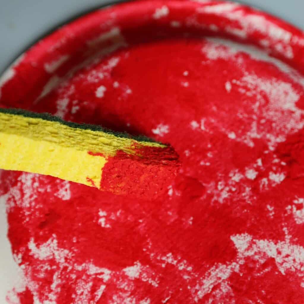Paper Plate Tomato Craft for Kids (Easy Sponge Painting!) - Platein28