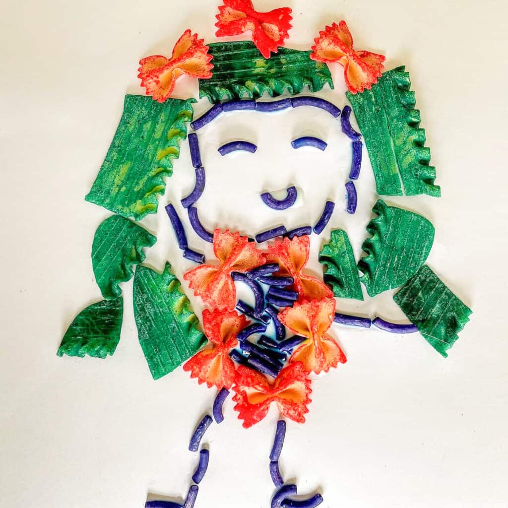 How to Dye Pasta for Crafts - Platein28