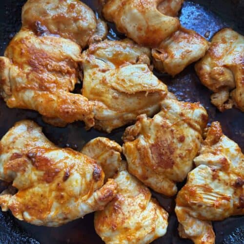 One Pan Boneless Buffalo Chicken Thighs (Under 30 Minutes) - Platein28