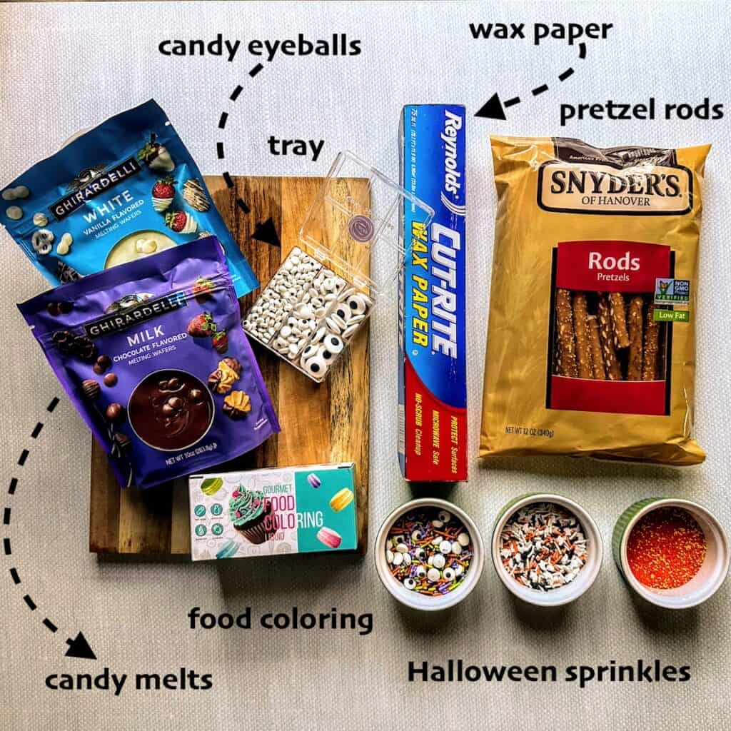 Silly Monster Halloween Pretzels - Platein28