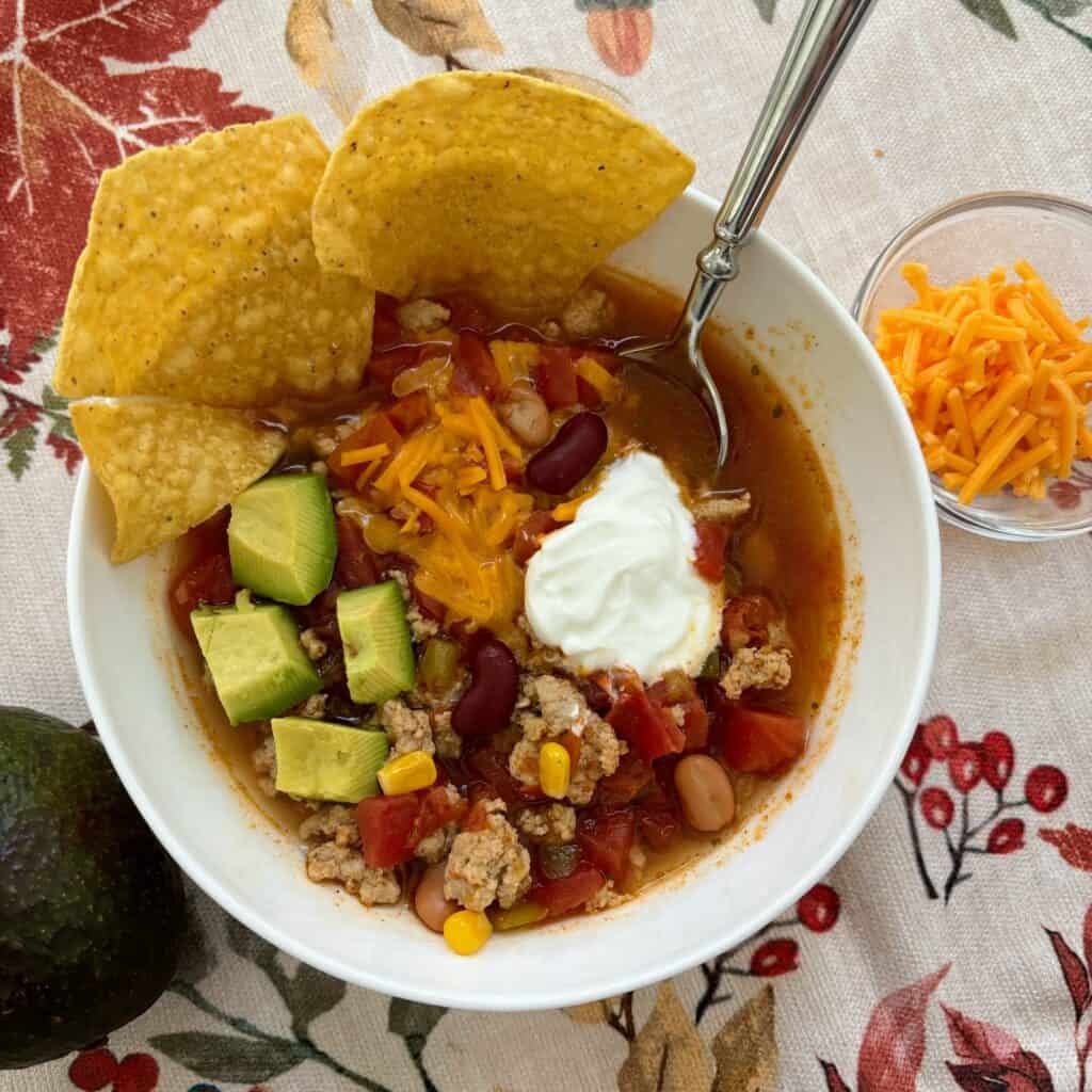 20-Minute Taco Soup with Dry Ranch Dressing - Platein28